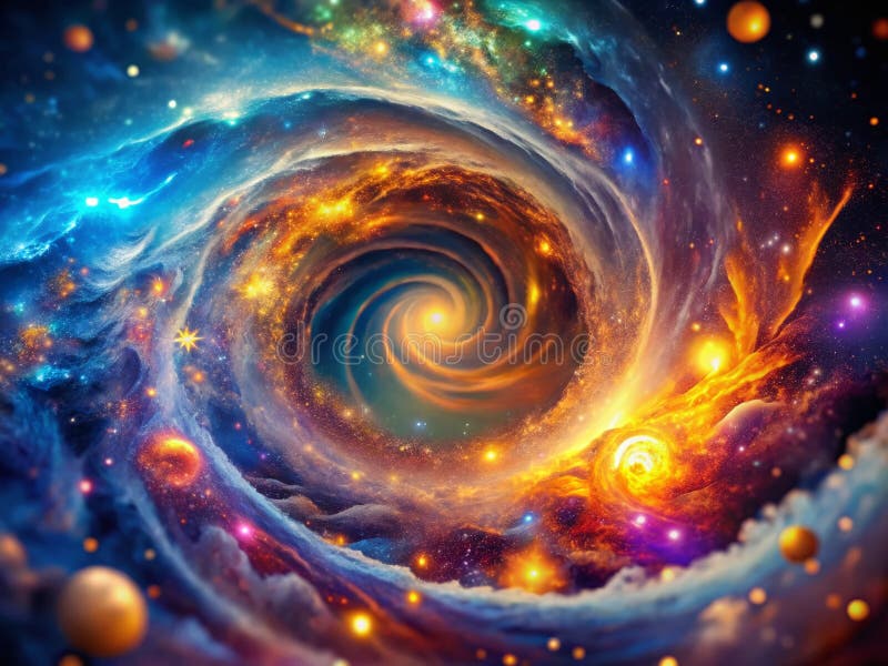 Unveiling the Abstract Cosmos a Surreal Macro Exploration of a Cosmic ...