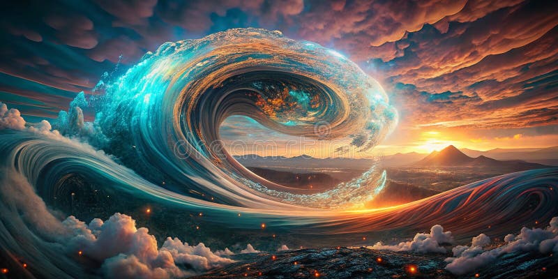 Unveiling Abstract Data Visualization a Surreal Word Cloud Software ...