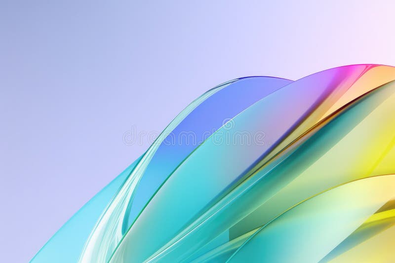 Unveiling the Abstract Future: Transparent 3D Render Wallpaper and ...