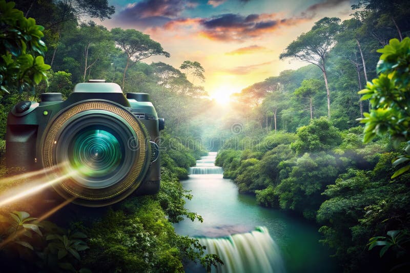 Unveiling the Amazon Dynamic Double Exposure Captures the Thriving ...