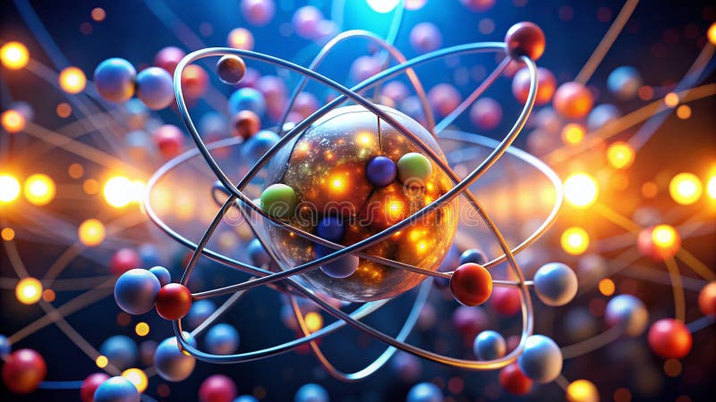 Unveiling the Atomic Realm a Stunning 3D Microscopic Model Exposing ...