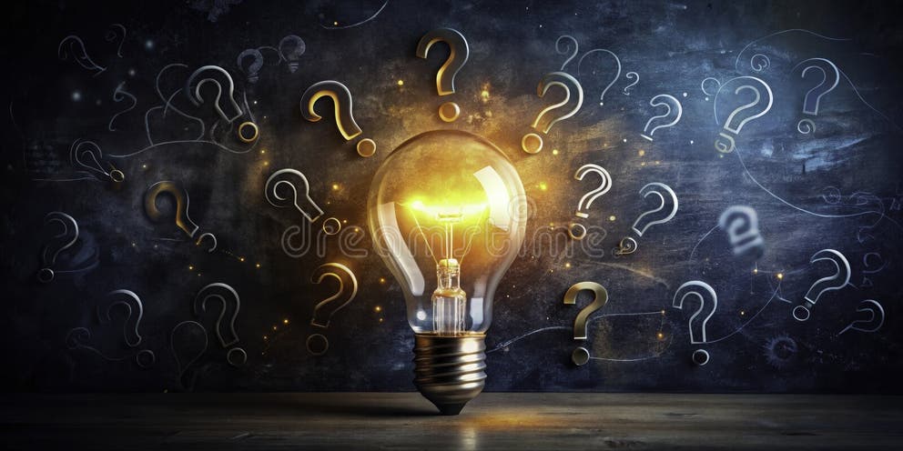 Unveiling Brilliance Illuminated Idea Discovery Amongst Question Marks ...