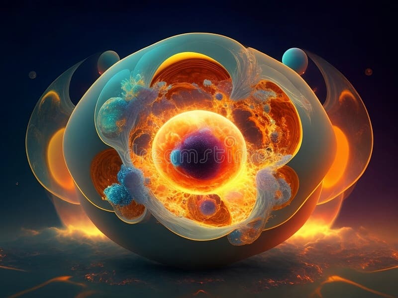 Unveiling the Core: Striking Nucleus Prints for Your Space Stock ...