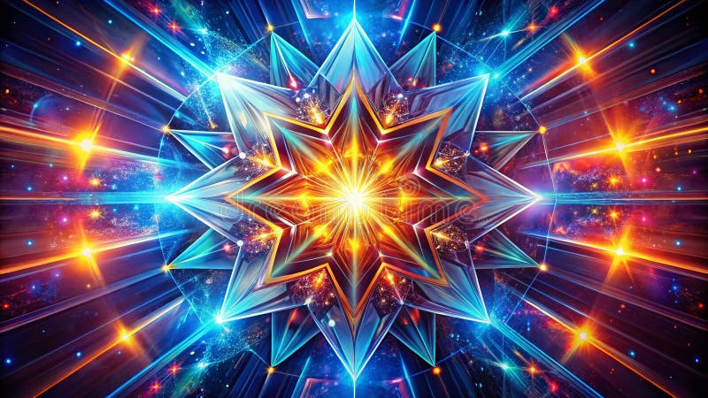 Unveiling the Cosmos Exploring Abstract Starburst Designs Cosmic ...