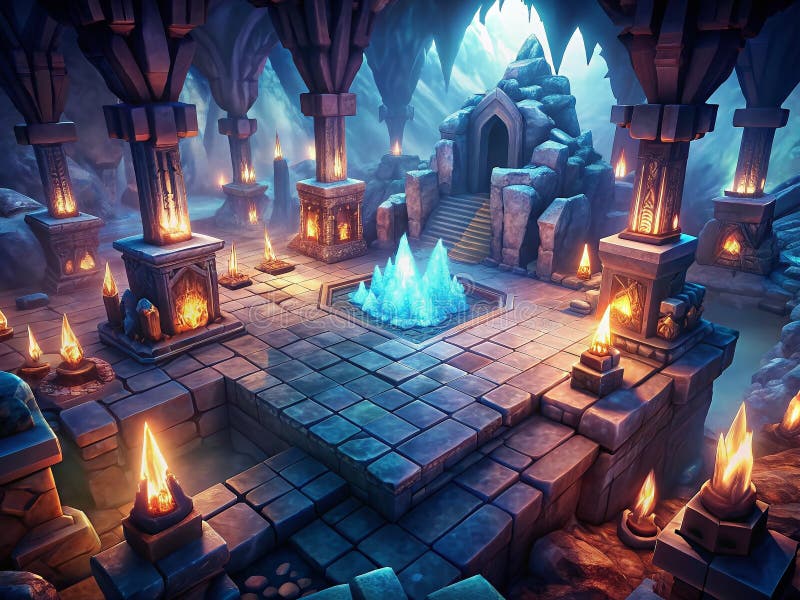 Unveiling a Crystal Cavern Deep Dive into Fantasy Dungeon Level Design ...