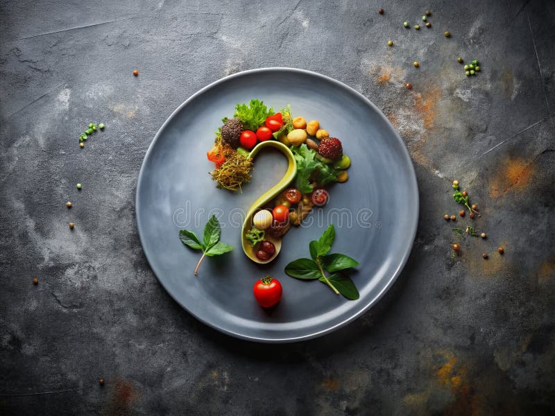 Unveiling Culinary Challenges a 3D Question Mark Highlights ...