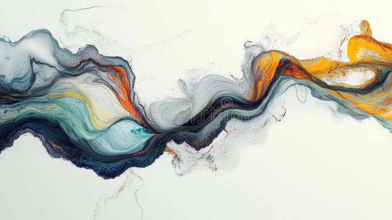 Unveiling Development an Abstract Flow of Progressive Stages Stock ...