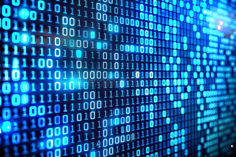 Unveiling The Digital Flow A Visual Representation Of Binary Data