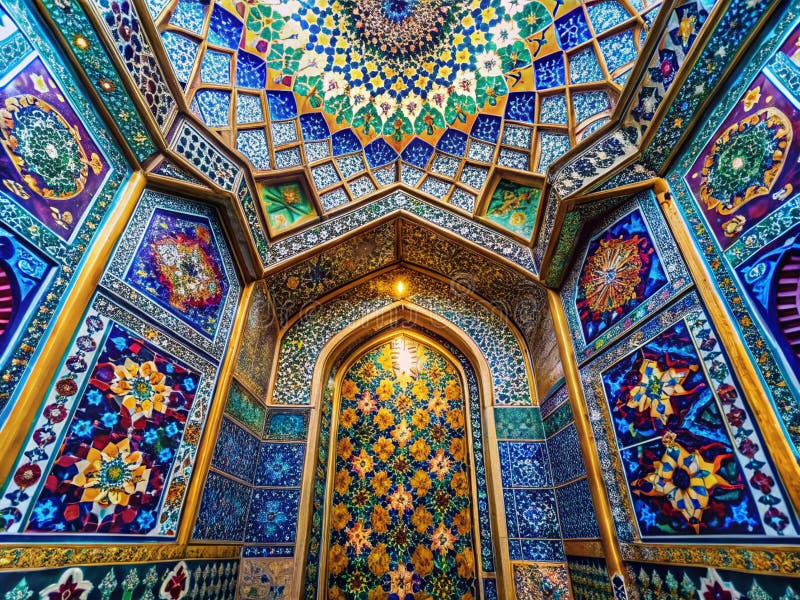 Unveiling the Dreamy Geometry of Iranian Tilework Abstract Photography ...