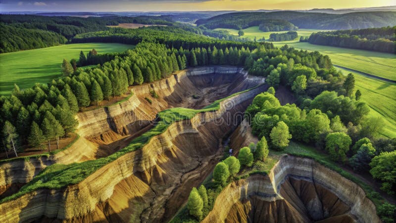 Unveiling Earths Hidden Layers an Aerial Exploration of Soil Profiles ...