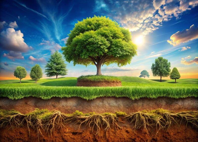 Layers Root Systems Stock Illustrations – 112 Layers Root Systems Stock ...