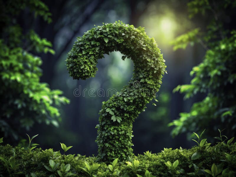 Unveiling the EcoConscious Future Mysterious Green Question Marks ...