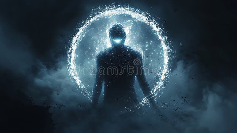 Unveiling the Enigma a Translucent Mist Being Emanates an Ethereal Glow ...