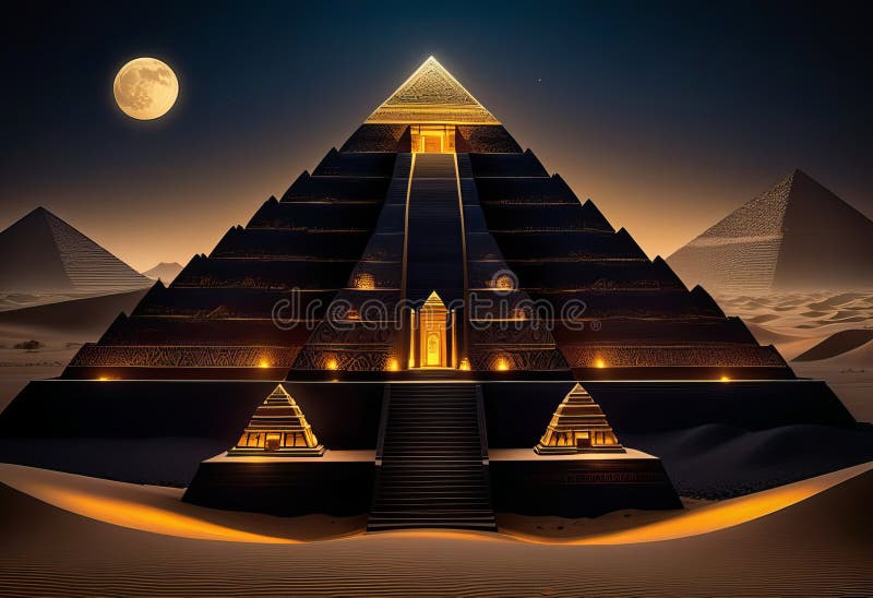 Unveiling the Enigmatic Beauty of an Ancient Desert Pyramid Temple ...