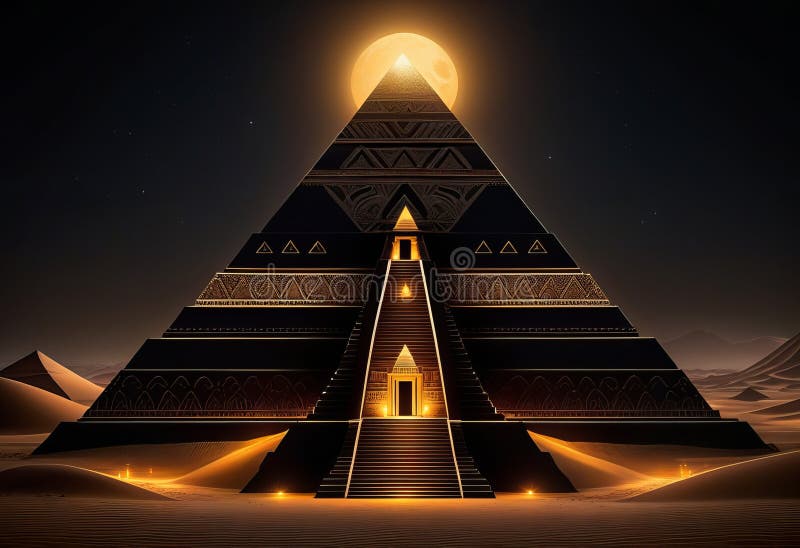 Unveiling the Enigmatic Beauty of an Ancient Desert Pyramid Temple ...