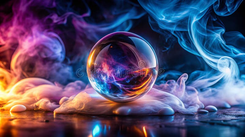 Unveiling the Enigmatic a Long Exposure of an Empty Crystal Ball ...