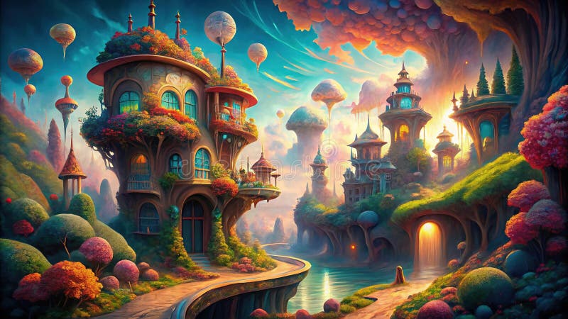 Distorted Architectures Stock Illustrations – 4 Distorted Architectures ...