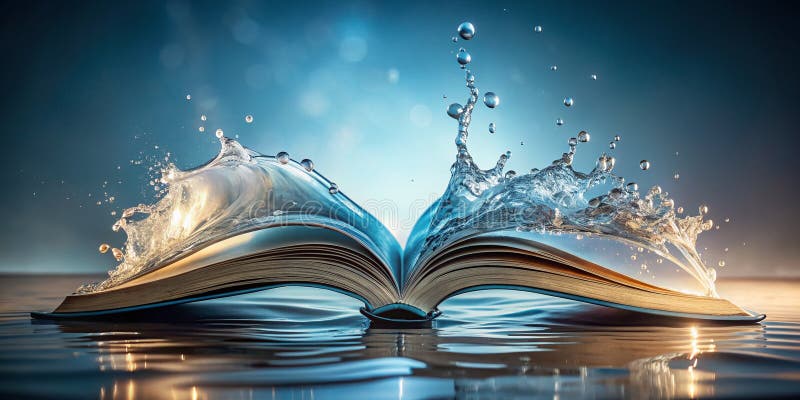 Unveiling the Essence of Knowledge a Double Exposure of Pure Water ...