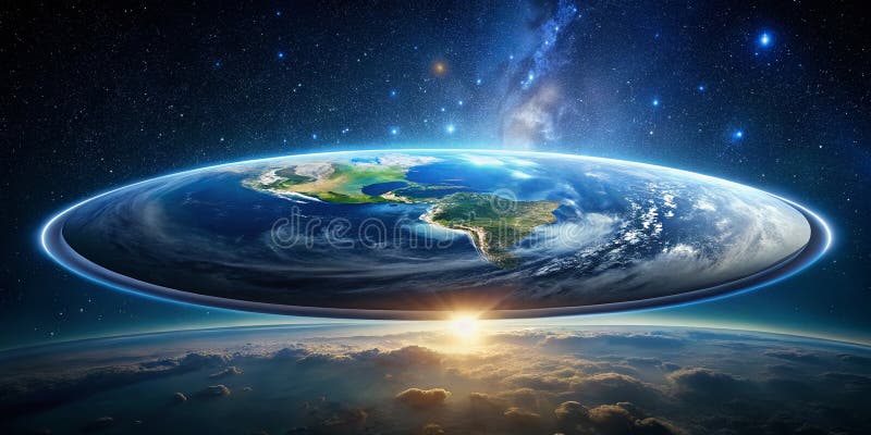 Unveiling the Flat Earth Theory a Simulated Space View of a DiscShaped ...