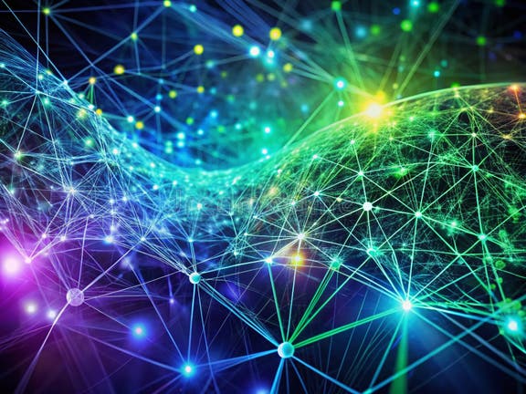 Unveiling the Flow of Network Data an Abstract Visualization of AI and Scientific Processes ...