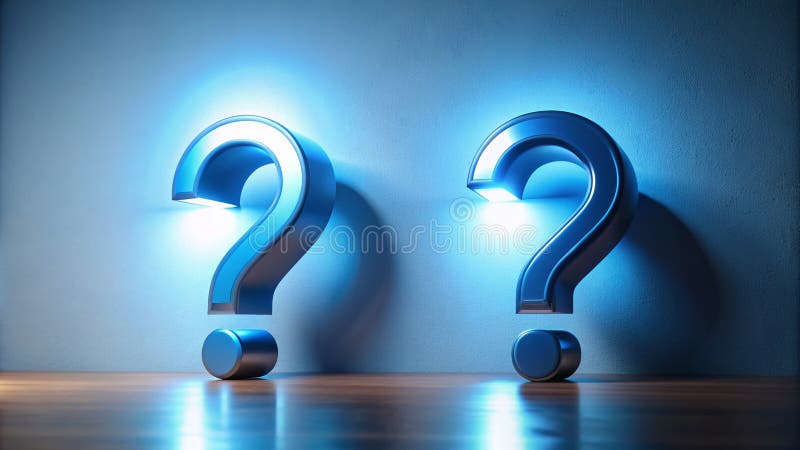 Unveiling the Future Blue Question Marks Symbolize Curiosity and ...