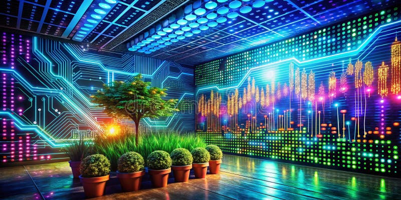 Unveiling the Future of Tech Growth a Surreal Fusion of Binary Code ...