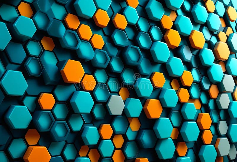 Unveiling the Futuristic Elegance of Hexagonal Tile Mosaics Stock ...