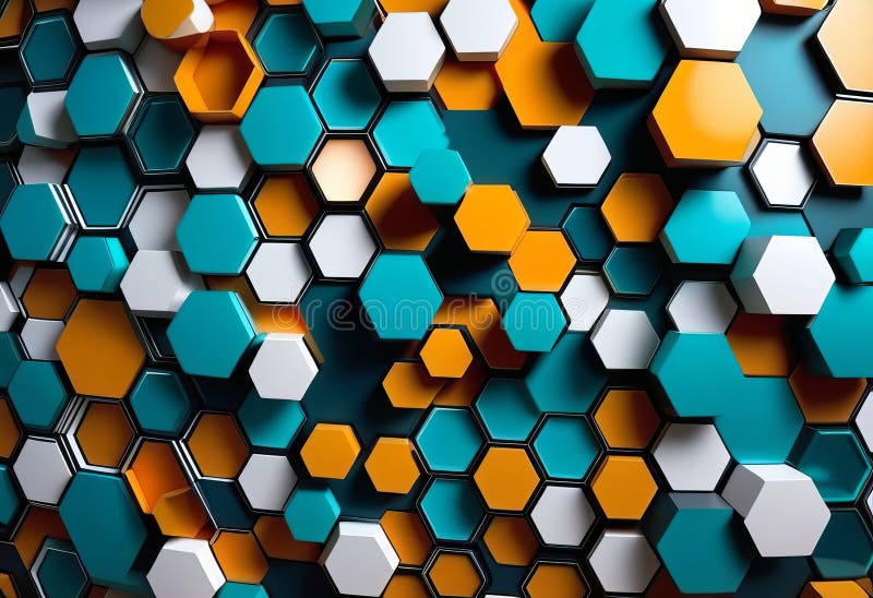 Unveiling the Futuristic Elegance of Hexagonal Tile Mosaics Stock ...