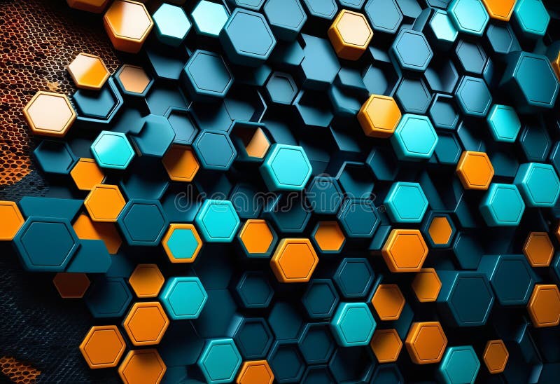 Unveiling the Futuristic Elegance of Hexagonal Tile Mosaics Stock ...