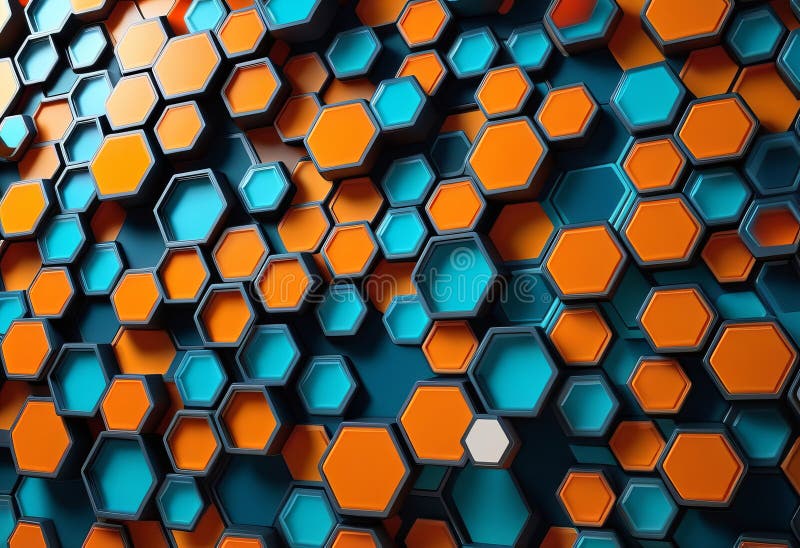 Unveiling the Futuristic Elegance of Hexagonal Tile Mosaics Stock ...