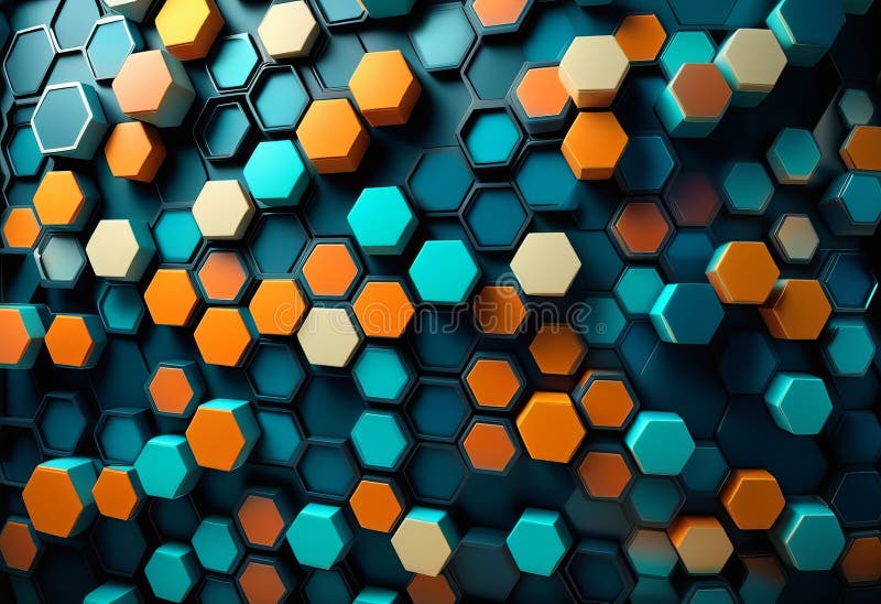 Unveiling the Futuristic Elegance of Hexagonal Tile Mosaics Stock ...