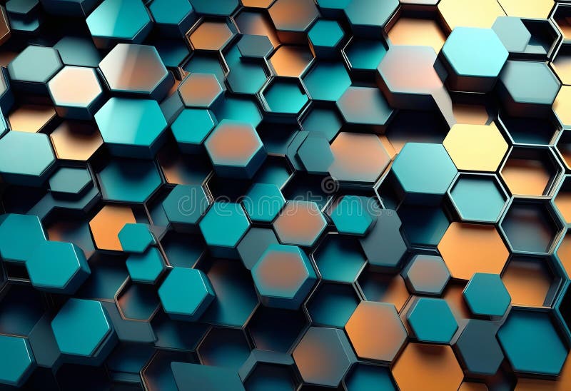 Unveiling the Futuristic Elegance of Hexagonal Tile Mosaics Stock ...