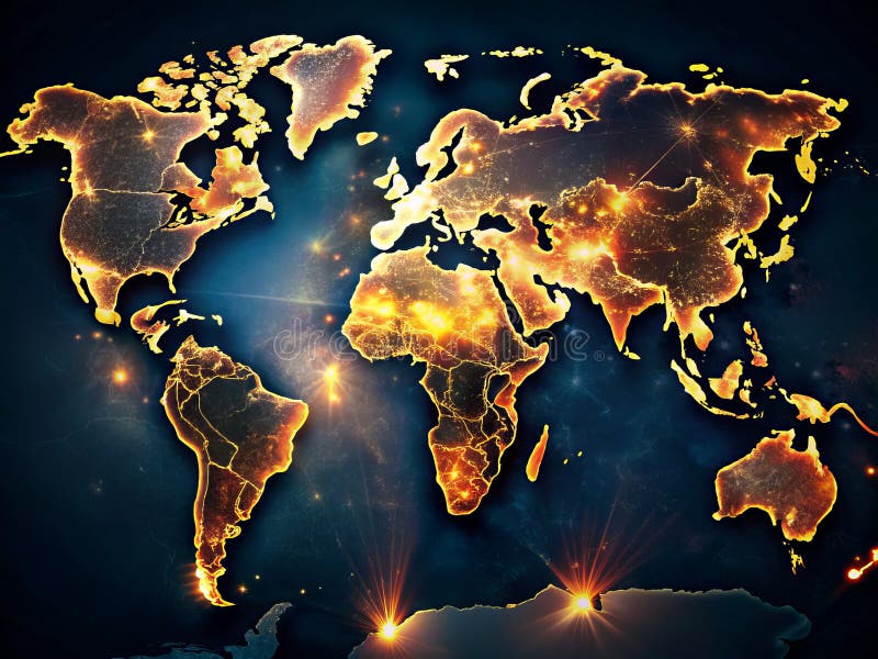 Unveiling Global Income Disparities a Long Exposure World Map ...