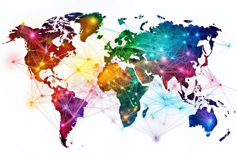 Unveiling Global Interconnectivity a Panoramic Exploration of World Map ...