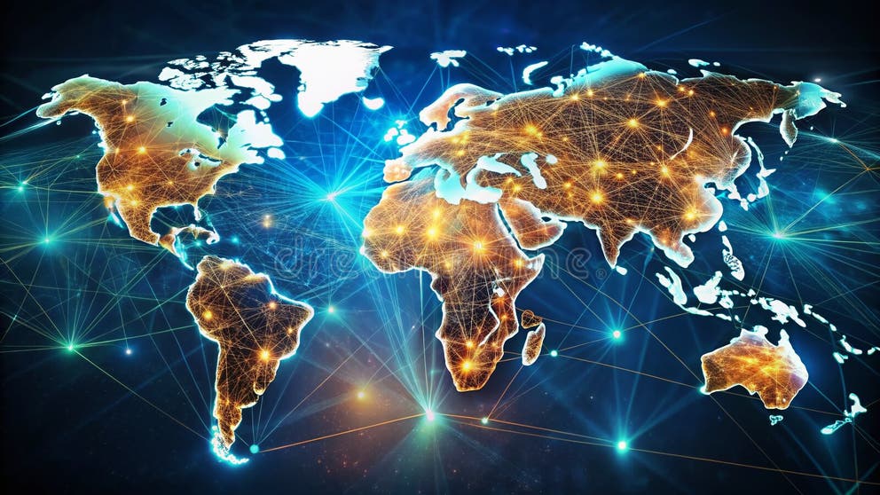 Unveiling the Global Network a Visual Journey through World Map ...
