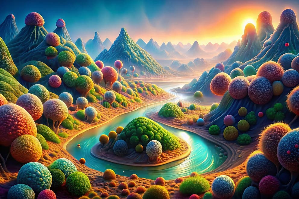 Unveiling the Hidden World a Microscopic Exploration of Cellular Structures and Abstract ...