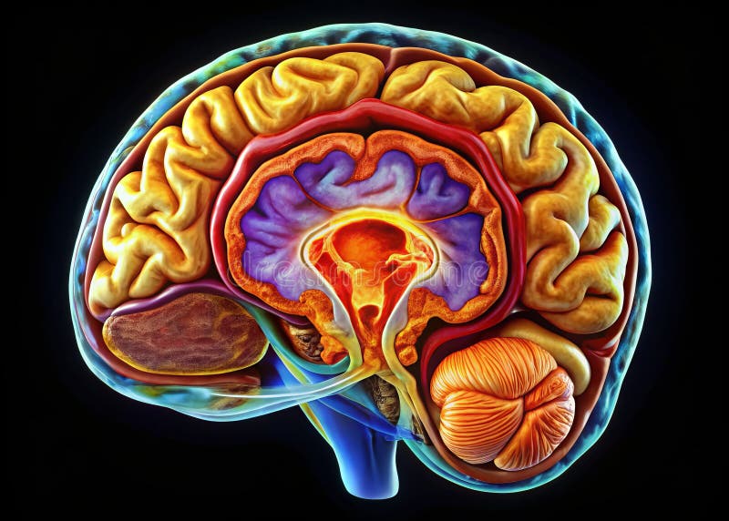 Unveiling the Human Brain a Coronal Section Deep Dive into Cerebral ...