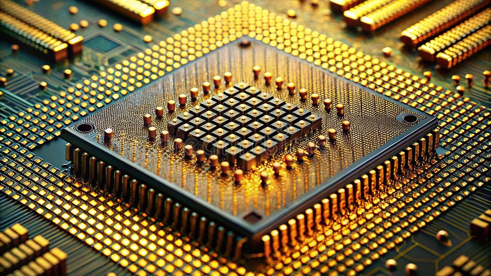 Unveiling the Inner Workings of a Modern Computer CPU Chip a Detailed ...