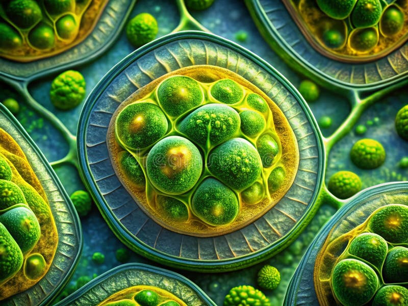 Unveiling the Inner Workings of a Plant Cell a Detailed Microscopic ...