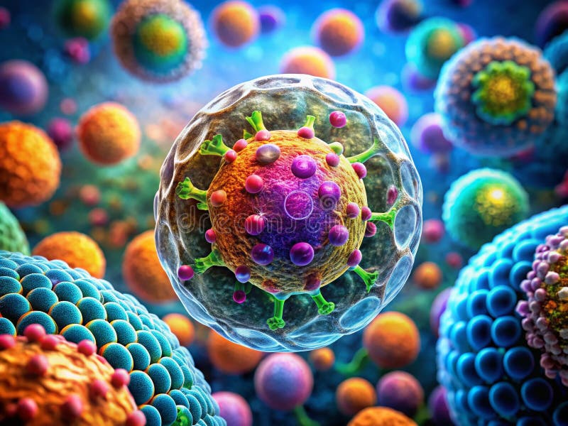 Unveiling the Intricate Architecture of a Cell Nucleus a Detailed ...