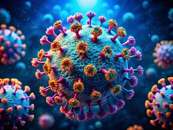 Unveiling the Intricate Architecture of a Virus a 3D Rendered ...