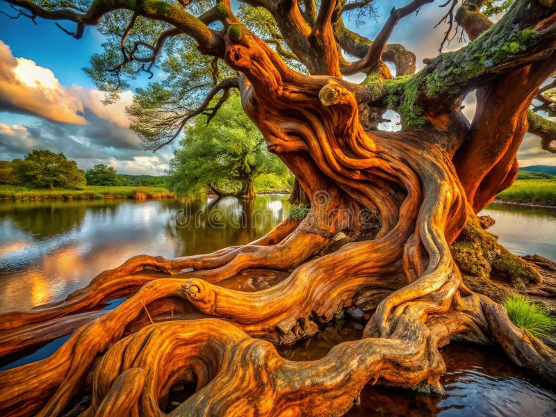 Unveiling the Intricate Beauty of an Ancient Irish Bog Oak Tree ...
