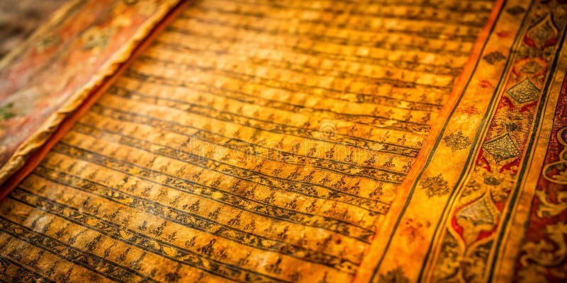 Unveiling the Intricate Beauty of Ancient Thai Manuscripts a Closeup ...