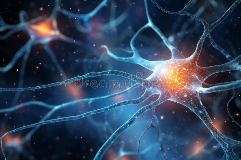 Unveiling the Intricate Dance of Neurons, Generative AI Stock ...