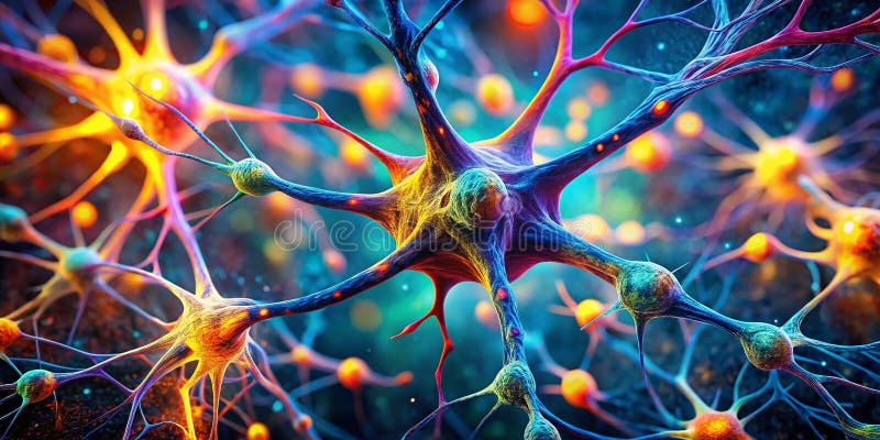 Unveiling the Intricate Dance of Neurons a Microscopic Aerial ...