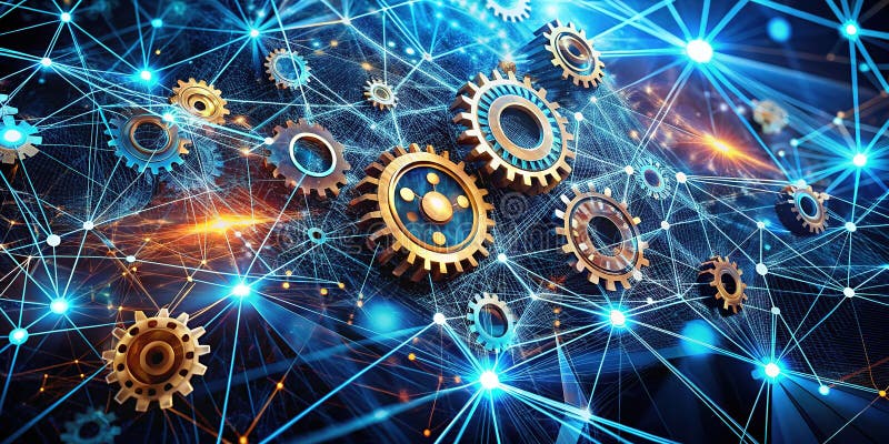 Unveiling the Intricate Gears of Digital Wireless a Futuristic Visual ...
