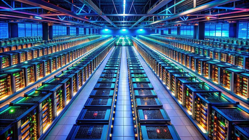 Unveiling the Intricate Network a DronesEye View of a Modern Data ...