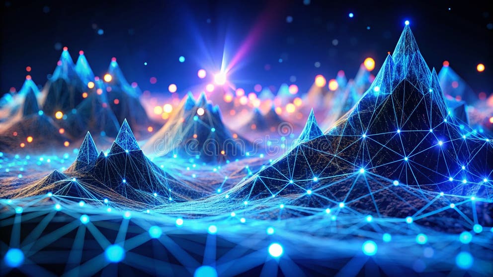 Unveiling the Intricate Network of Interconnected Data a Nighttime ...