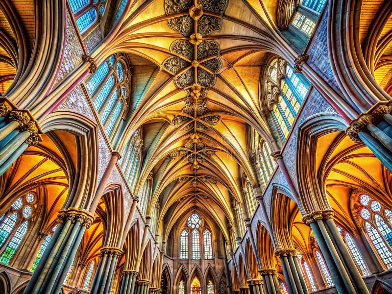 Unveiling the Intricate Ribbed Vault Ceiling of Lichfield Cathedrals ...