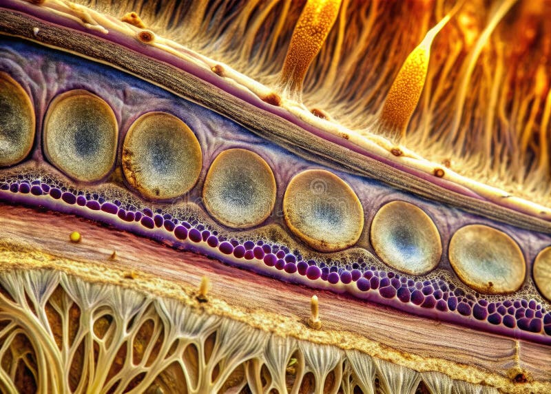 Unveiling the Intricate Structure of a Hair Shaft a Microscopic ...